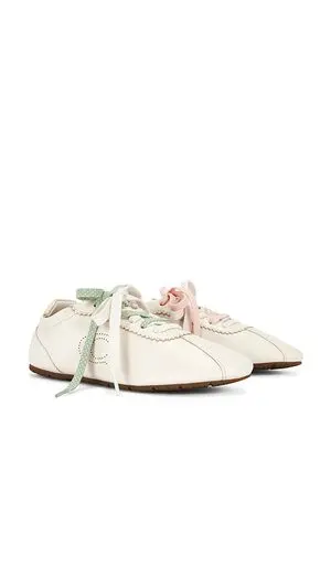 COACH Soft Leather Lace-up Sneakers