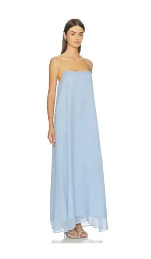 Bondi Born Capri Silk Cami Dress In Blue
