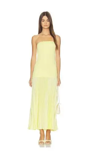 Astr The Label Selune Dress - Yellow