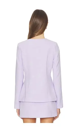 Amanda Uprichard Capria Top In Purple