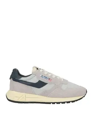 AUTRY Sneakers In Suede - Light Grey