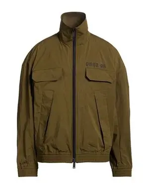 Dsquared2 Jacket Size Cotton, Elastane - Green