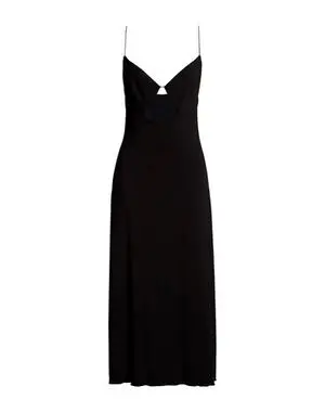 Liviana Conti Maxi Dress Size Viscose, Elastane - Black