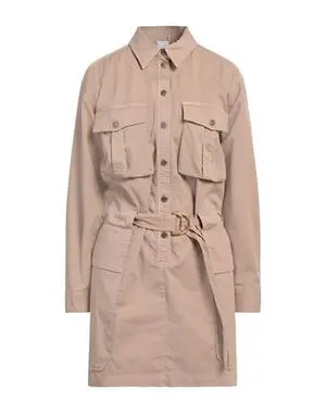 Pinko Mini Dress Size Cotton, Elastane - Beige