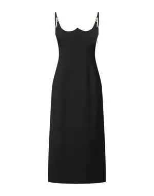 Versace Midi Dress Size Acetate, Viscose