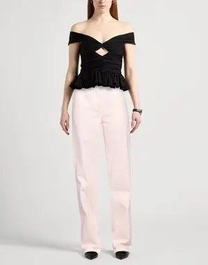 Burberry Straight Leg Jeans In Cotton