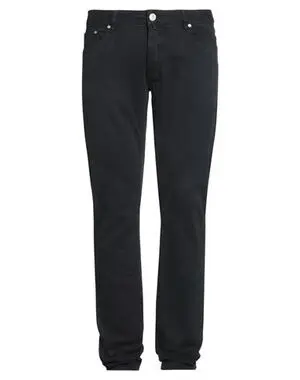 MOORER Pants Midnight Size Cotton, Elastane - Blue