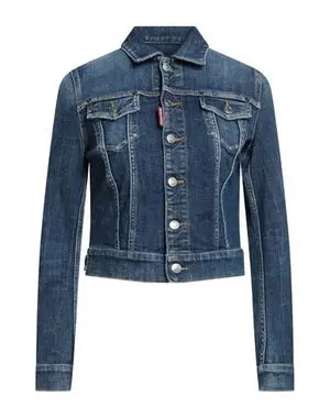 Dsquared2 Denim Outerwear Size Cotton, Polyester, Elastane - Blue