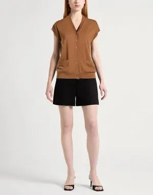 Alpha Studio Cardigan Dark Size Wool - Beige