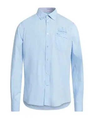 HARMONT & BLAINE Shirt Light Size Cotton, Elastane - Blue