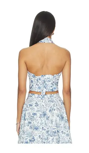 V. CHAPMAN Hunter Top With Floral Print