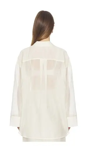 BY MALENE BIRGER Derris Soft Organza Shirt - White