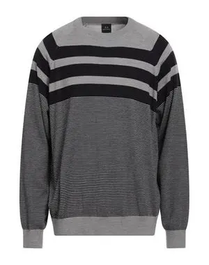 Armani Exchange Sweater Size Acrylic, Virgin Wool - Grey