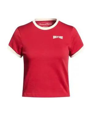 HOUSE OF SUNNY T-shirt Size Organic Cotton - Red