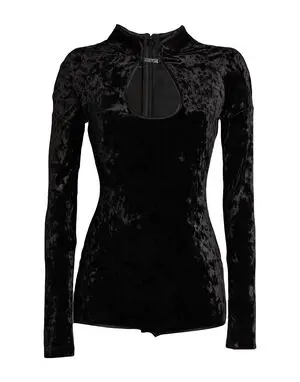 Versace Bodysuit Size Polyester, Elastane