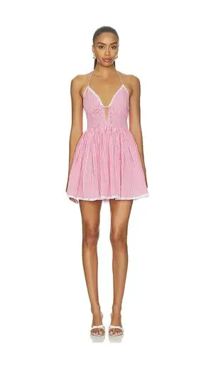 LoveShackFancy Khloe Halterneck Dress