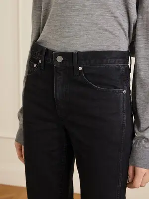 Khaite Clara Flared Jeans - Black