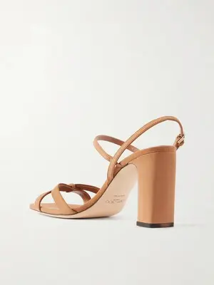 JIMMY CHOO Elsy 85 Suede Block Heel Sandals
