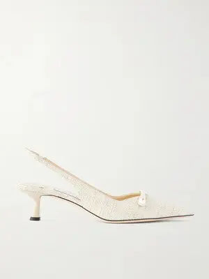 Jimmy Choo Raffia Pumps