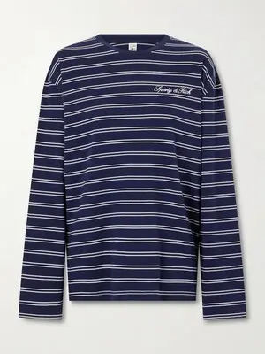 Sporty & Rich Striped Performance Tops For Women