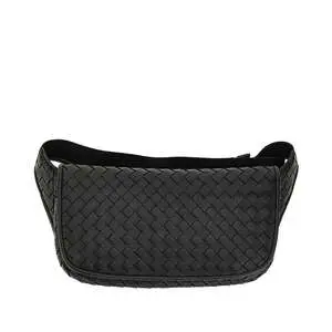 Bottega Veneta Intrecciato Nappa Leather Veneto Bag - Black