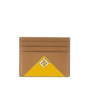 Fendi Lui' Grained Leather Cardholder - Multicolor