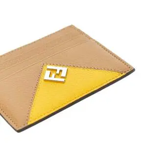 Fendi Lui' Grained Leather Cardholder - Multicolor