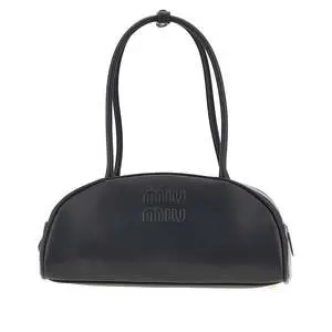 Miu Miu Miu Miu Leather Medium 'Beau' Bag Black