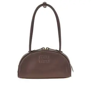 Miu Miu Beau' Leather Bag - Brown