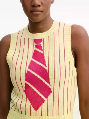 Kenzo Striped Vest - Yellow