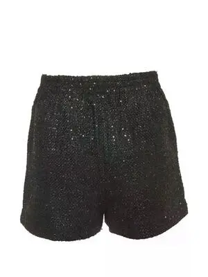 Maje Sequin-embellished Tweed Shorts