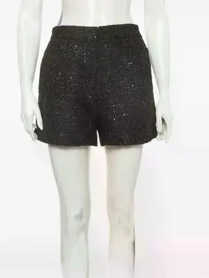 Maje Sequin-embellished Tweed Shorts