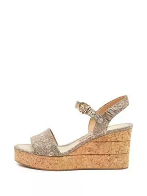 FERRAGAMO Madea Leather Heeled Sandals