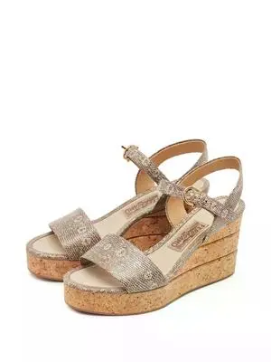 FERRAGAMO Madea Leather Heeled Sandals