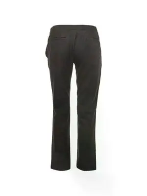 Miu Miu Wool Straight-fit Trousers With Side Buckle Detail - Grey