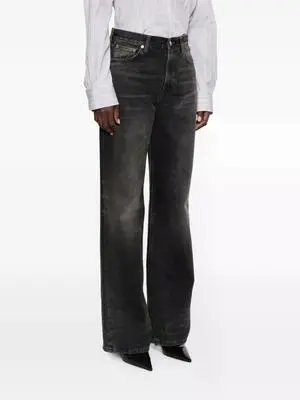 HAIKURE Straight Leg Jeans With Faded Effect