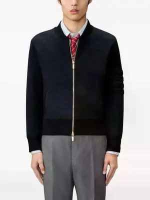 Thom Browne 4-bar Ottoman Milano-stitch Bomber Jacket