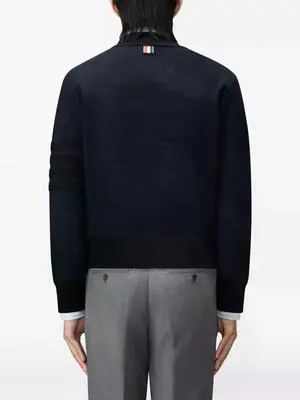 Thom Browne 4-bar Ottoman Milano-stitch Bomber Jacket