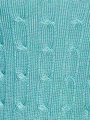 Ralph Lauren Silk Cable Knit Tank Top