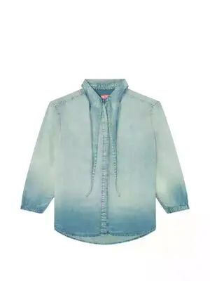 DIESEL® Marbled Fluid Denim Shirt
