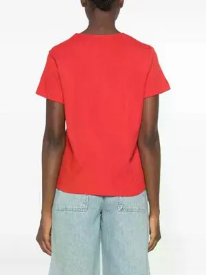 Stine Goya Ribbed Bow Detail T-shirt