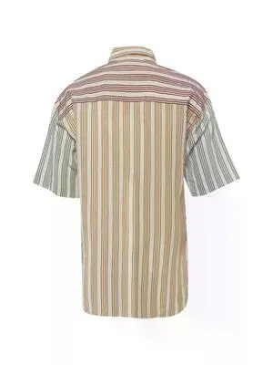 Sandro Leopold Striped Satin Shirt