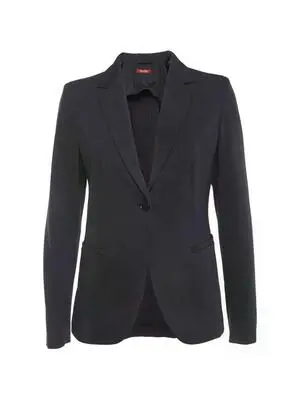 Max Mara Single-breasted Blazer - Blue