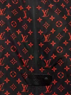 LOUIS VUITTON Monogram Print Windbreaker Jacket