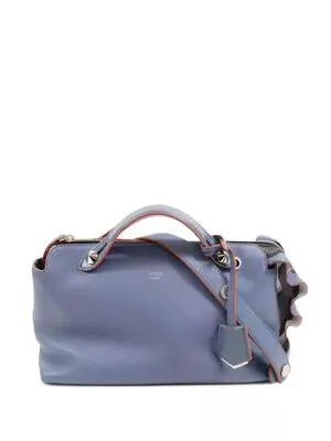 Fendi By The Way Ruffle Shoulder Bag - Blue