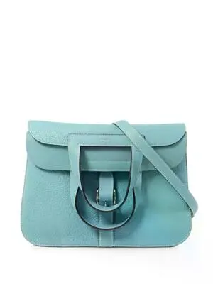 Hermès Halzan 31 Shoulder Bag - Blue