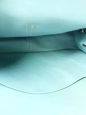 Hermès Halzan 31 Shoulder Bag - Blue