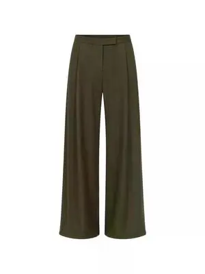 THE SEI Boyfriend Pleated Trousers - Green