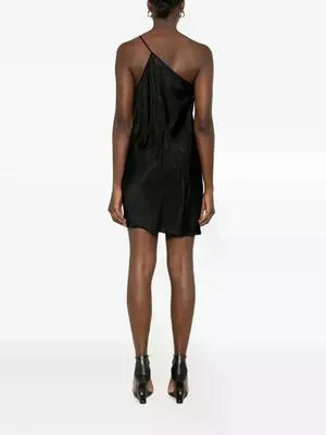Rick Owens One-shoulder Slip Mini Dress