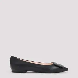 ROGER VIVIER Gommettine Ballerinas In Leather - Black